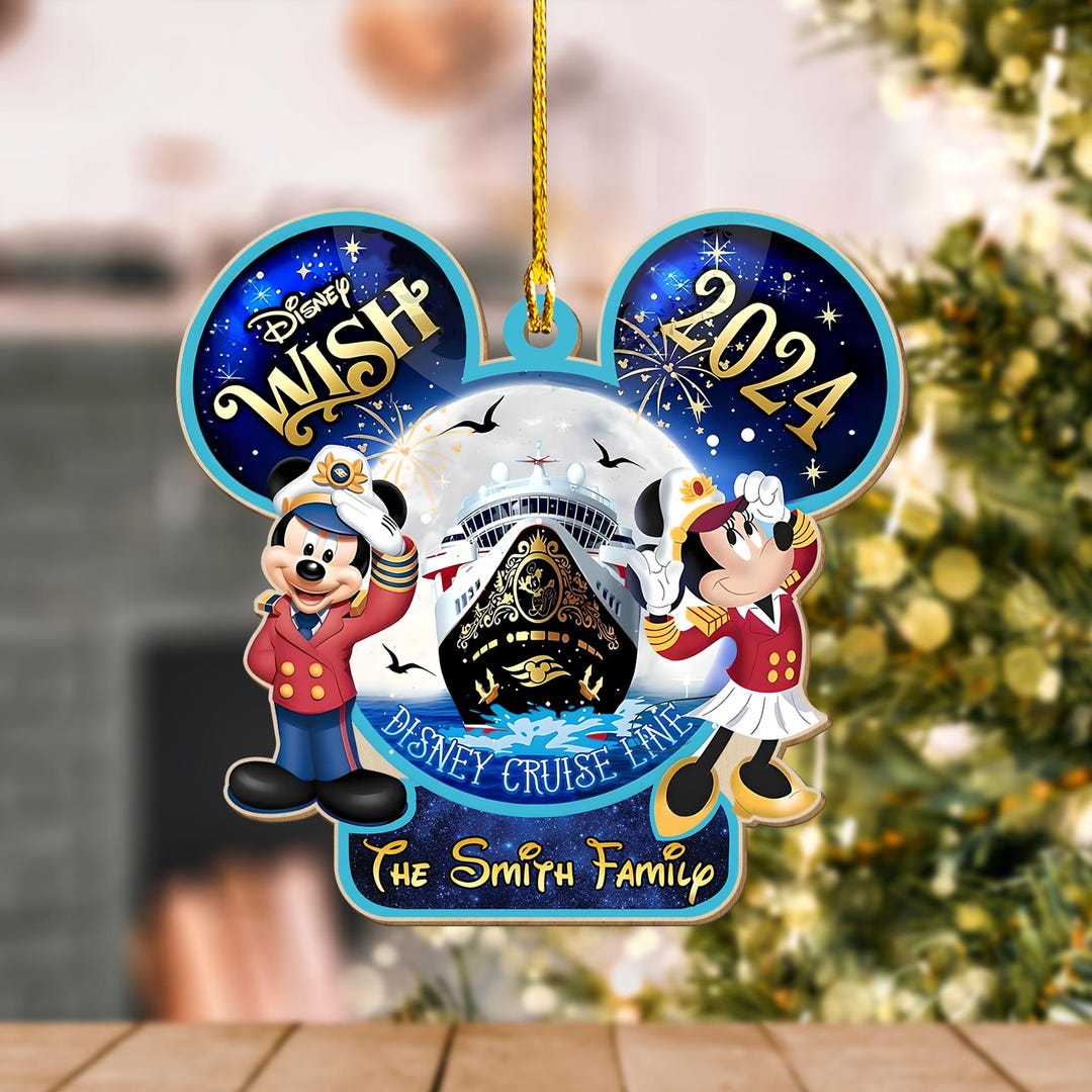 Personalized Very Merrytime Cruise Ornaments,disney Wish Ornament ...