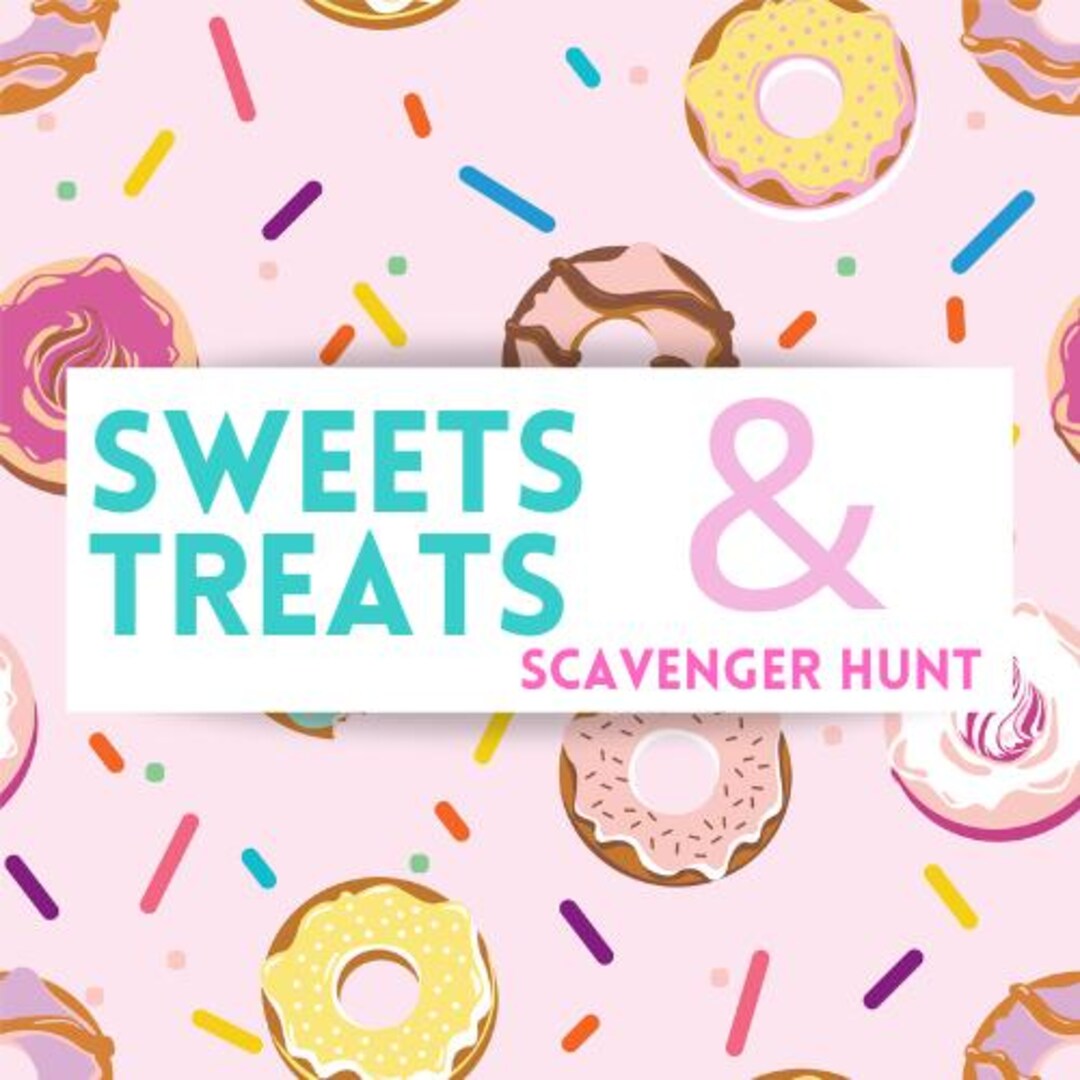 Sweets & Treats Printable Scavenger Hunt - Etsy