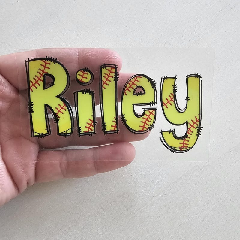 Softball Decal - Etsy