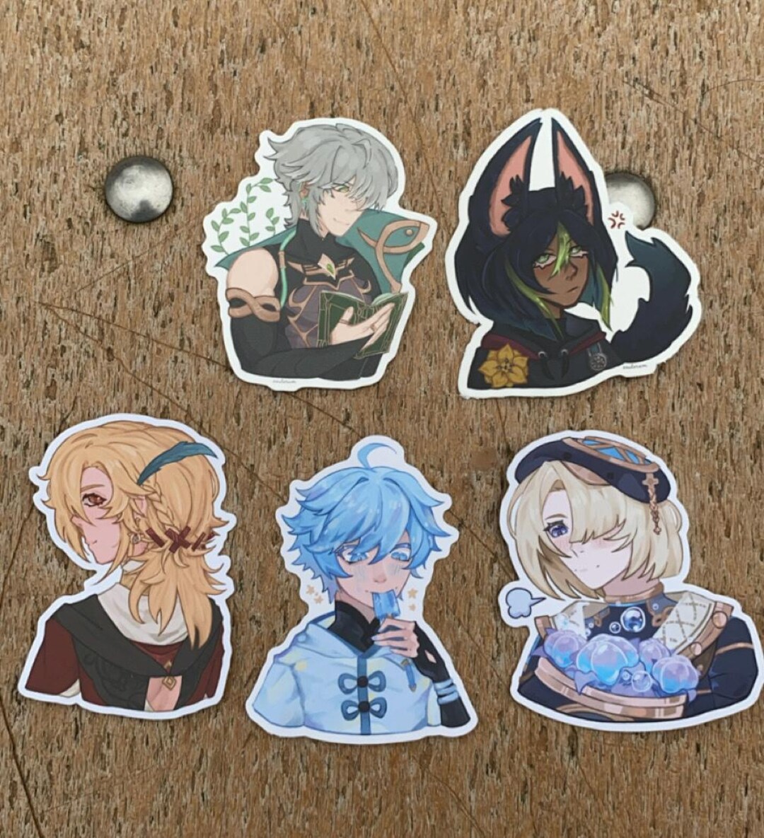 Genshin Sticker Pack 3" - Etsy