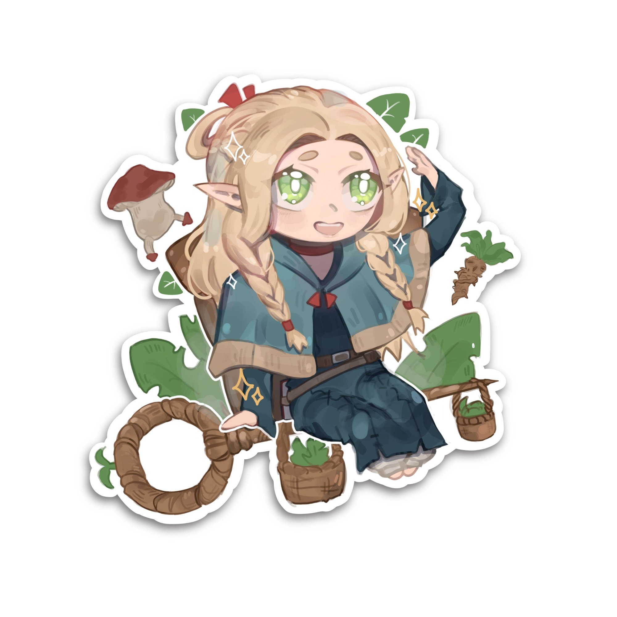 Marcille Dungeon Meshi Sticker 3" - Etsy