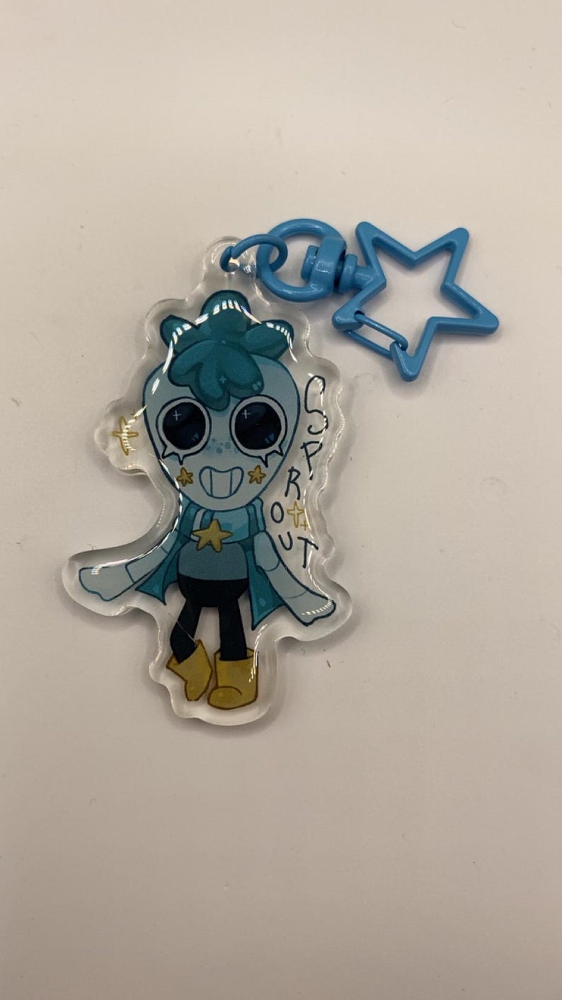 Sprout Dandy's World Keychain 2.5" - Etsy
