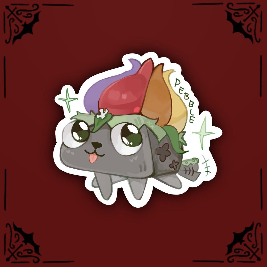 Pebble Dandy's World Sticker 3" - Etsy