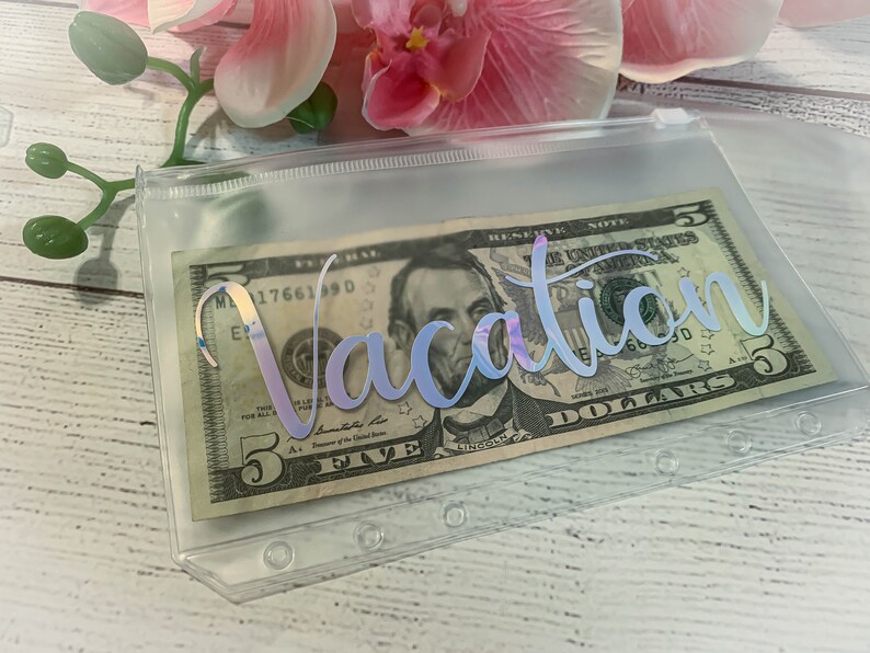 Custom Budgeting & Savings Money Cash Envelope With Zipper - Etsy