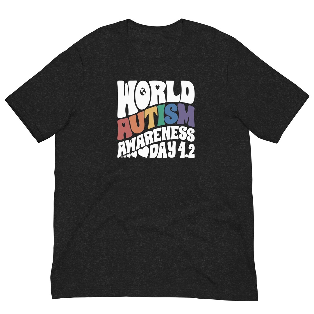 World Autism Awareness Day (dark Mode) | Adult Tee - Etsy