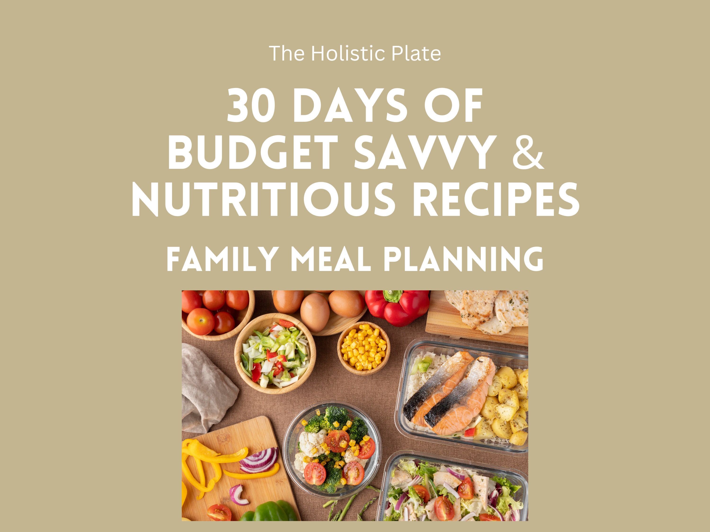 Budget Savvy Family Meal Plan, Family Meal Planner, Weekly Meal Plans ...
