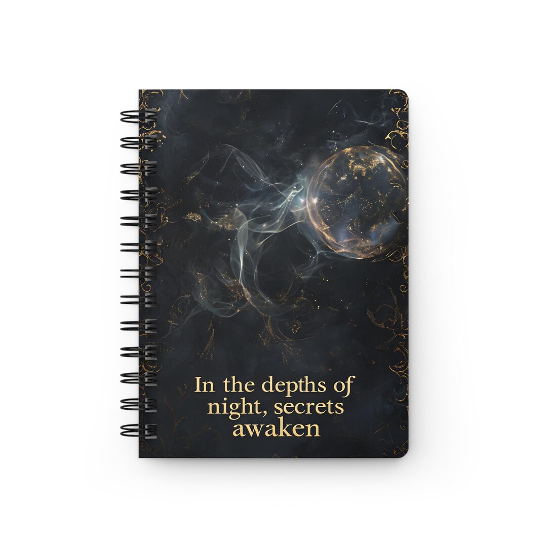 Celestial Mystical Journal | Magical Journal | Spiral Journal | Lined ...