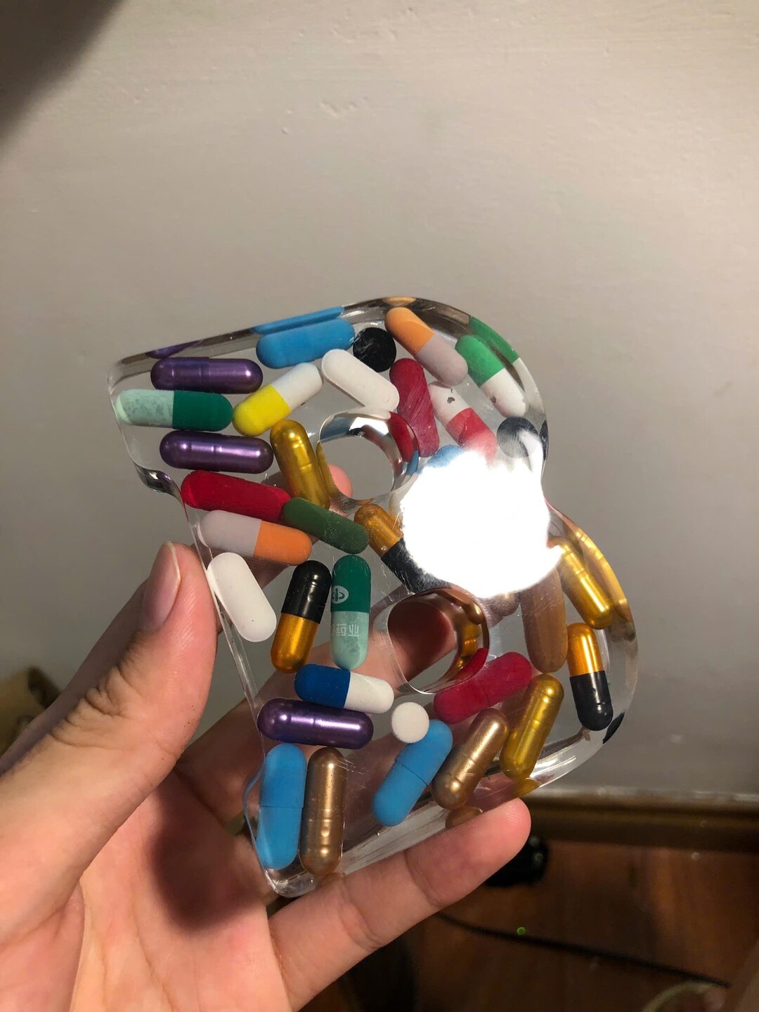 SALE 50% Standing Chill Pill Desk Letter, Custom Handmade Pill Resin ...