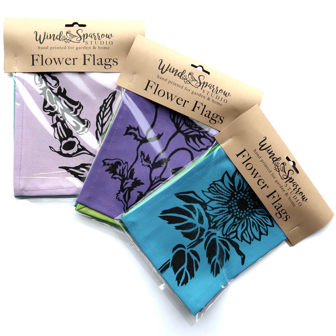 Garden Flags With Flowers - Flower Flags Jewel Tones - Garden Prayer ...