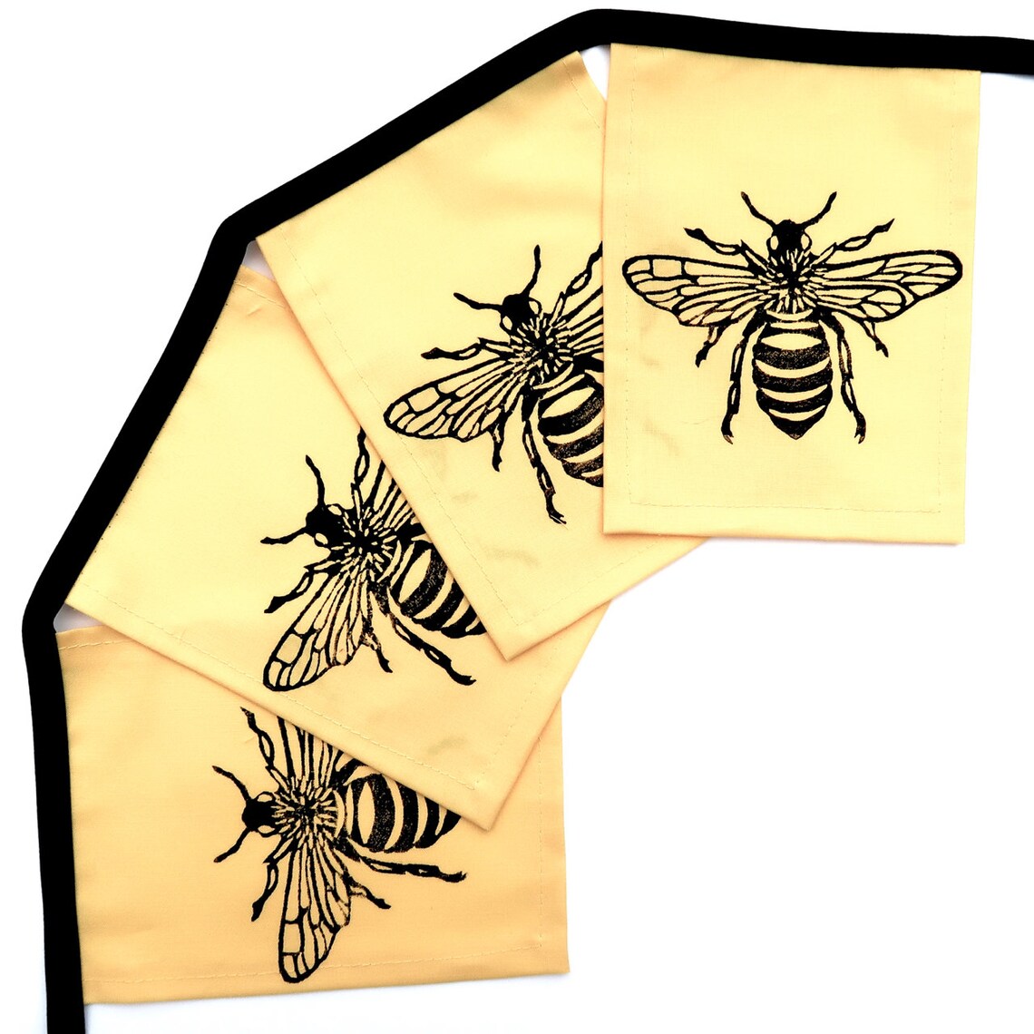 Banderas de abejas Banderas de algodón con estampados de - Etsy México