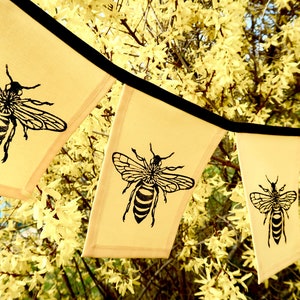 Honeybee Flags - Beehive - Beekeeper - Bee Print - Honeybee - Garden ...