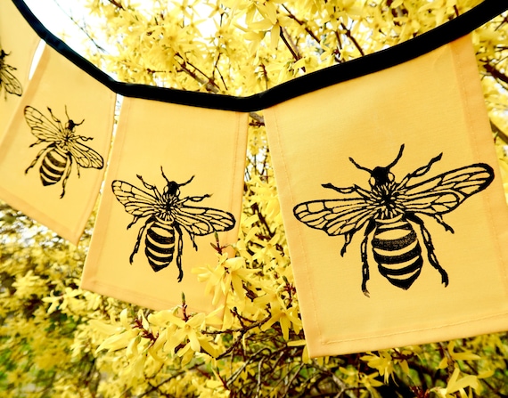 Honeybee Flags Beehive Beekeeper Bee Print Honeybee | Etsy