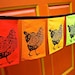 Rainbow Chicken Flags Chicken Banner Garland Chicken Bunting Flags Hen ...