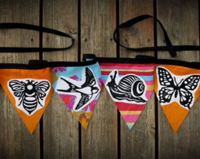 Pennant Patch-work Animal Flags - Etsy