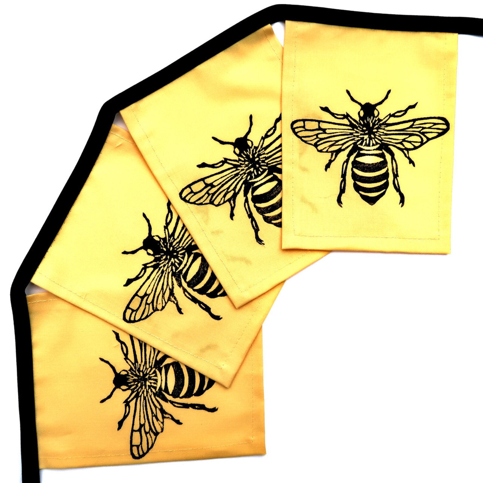 Honeybee Flags Beehive Beekeeper garden Bee Art Bee Print Honeybee ...