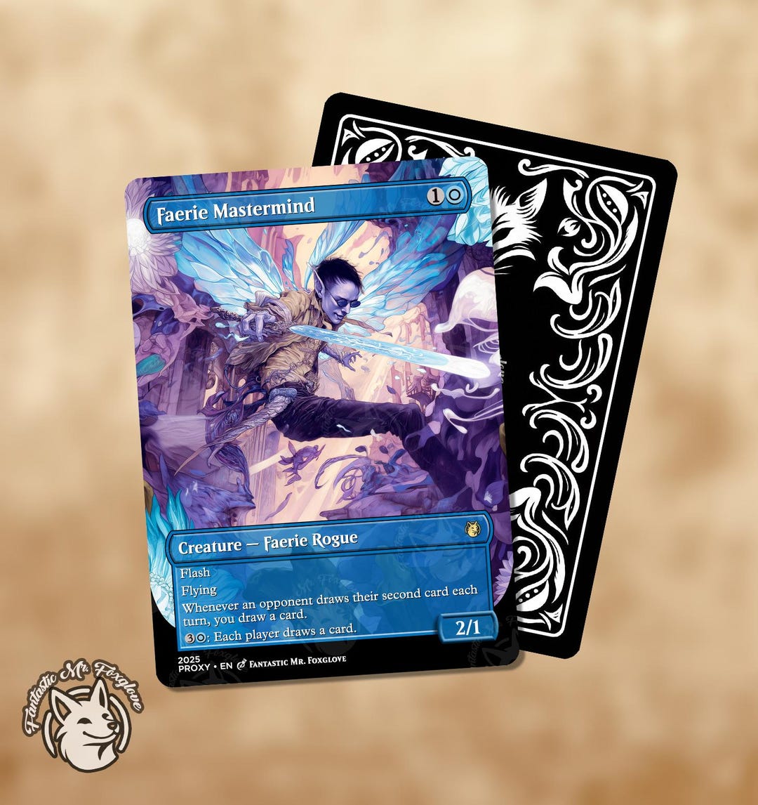 Faerie Mastermind | Proxy Card - Etsy