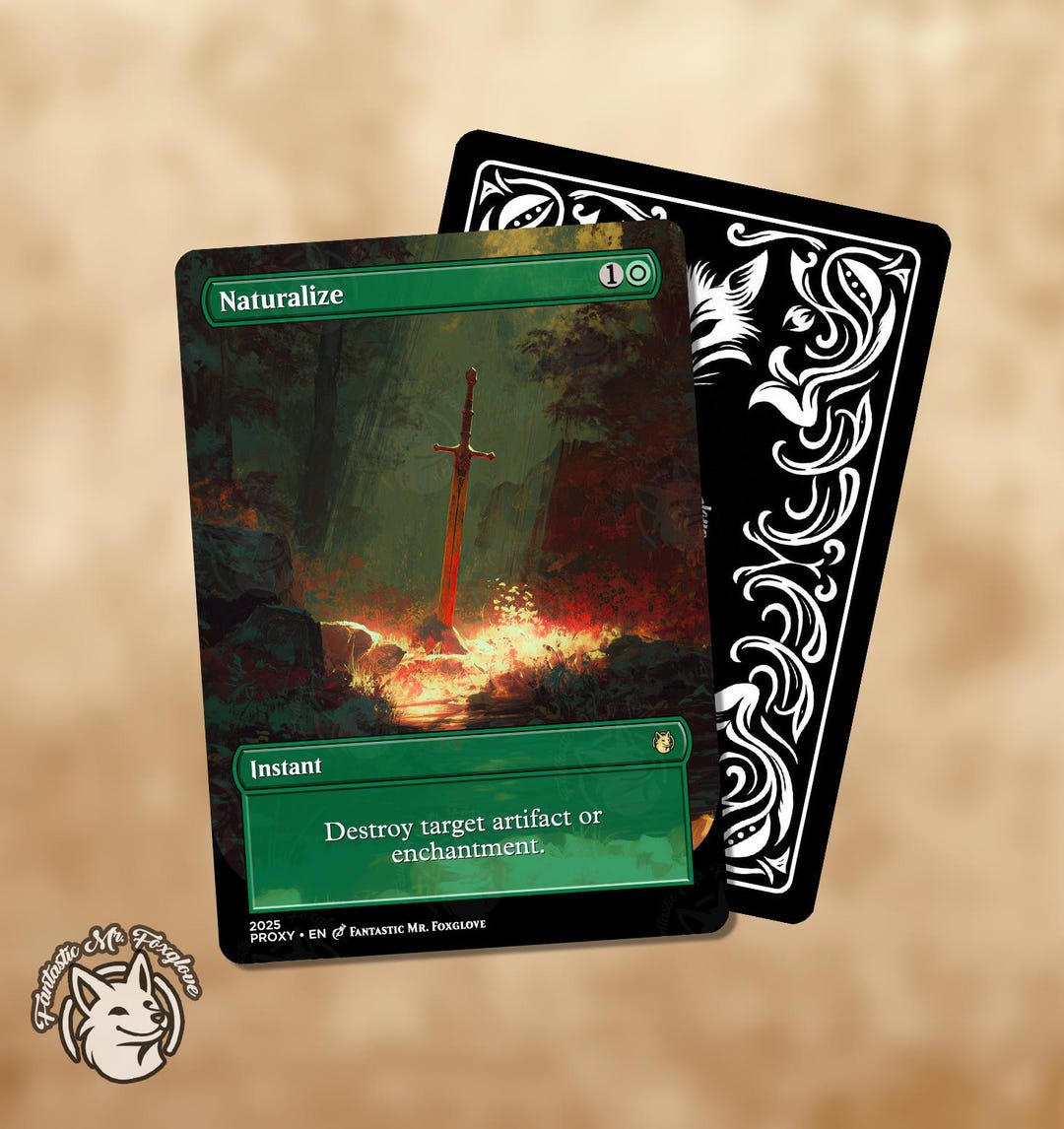 Naturalize | Proxy Card - Etsy