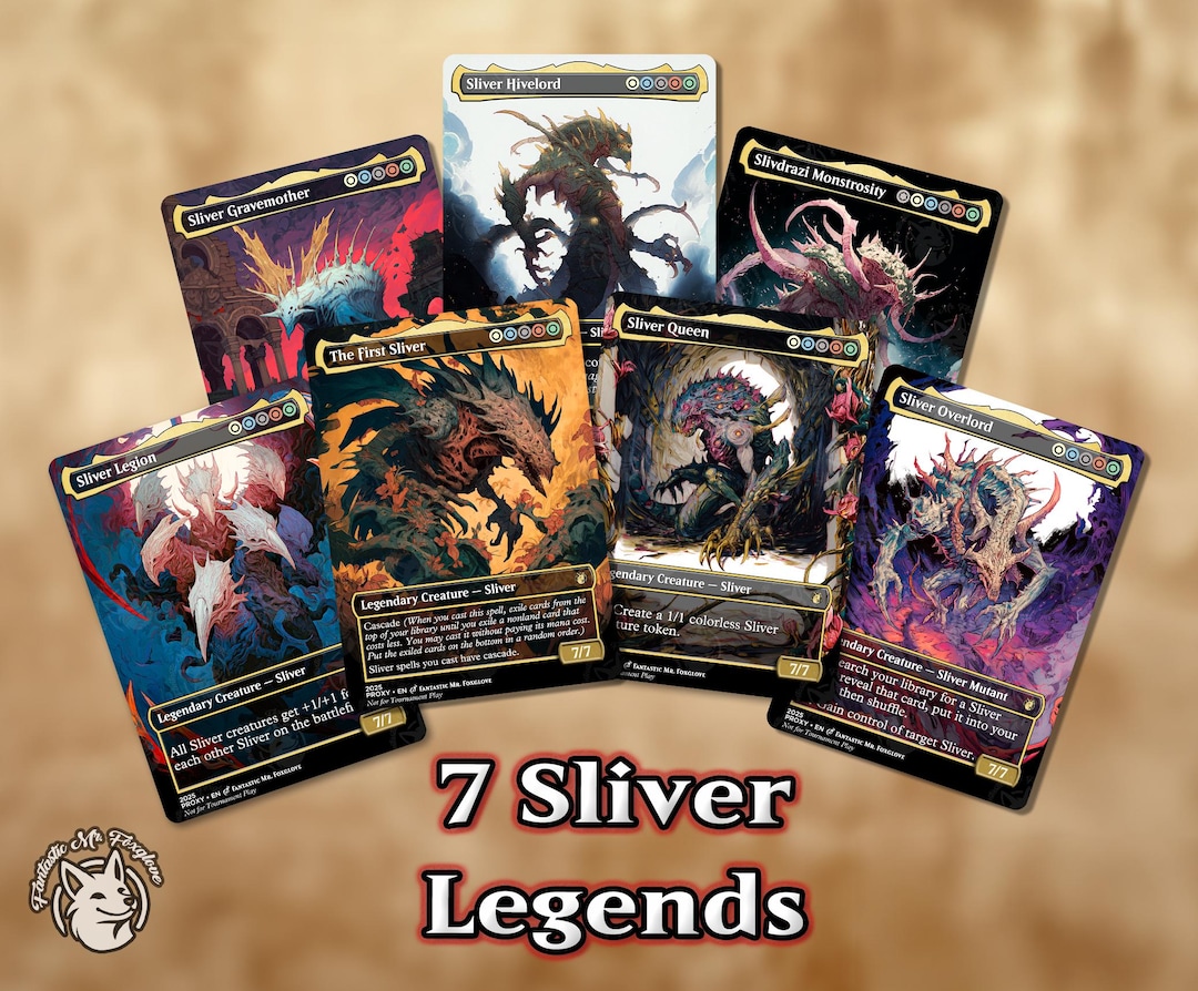 7+ Sliver Legends | Proxy Cards — Sliver Queen, Sliver Overlord, the ...
