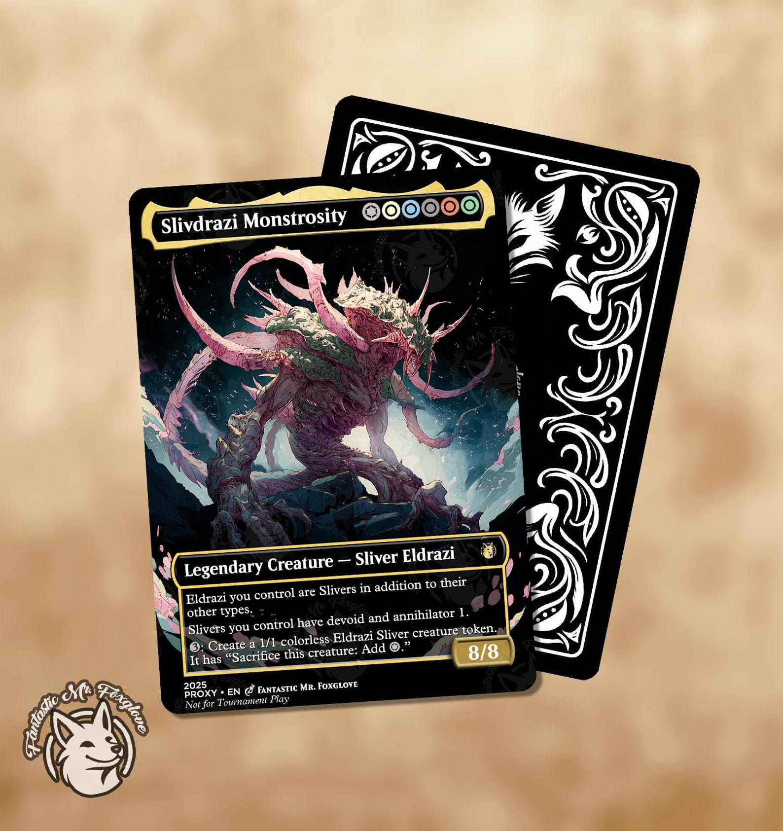 Slivdrazi Monstrosity | Proxy Card ("un" Card Only Legal by Rule Zero ...