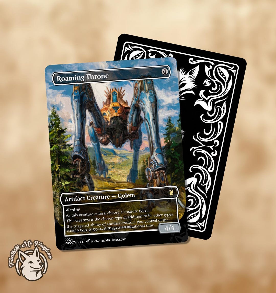 Roaming Throne | Proxy Card - Etsy
