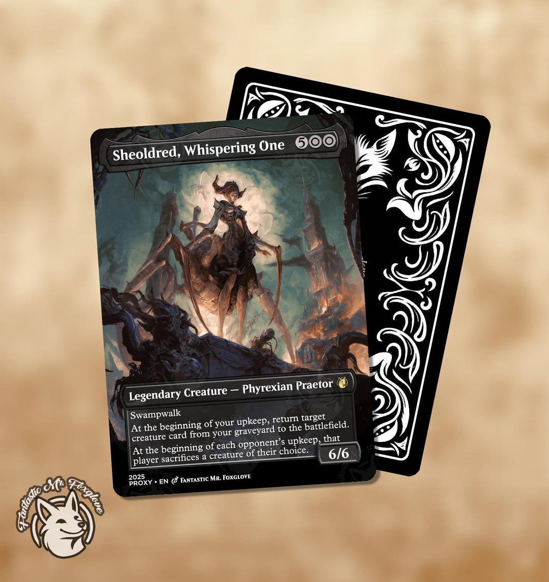 Sheoldred, Whispering One | Proxy Card - Etsy