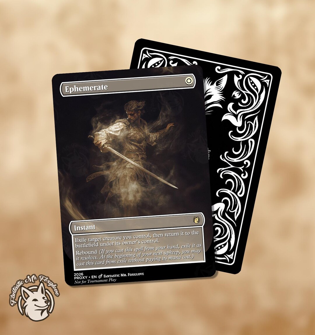 Ephemerate | Proxy Card - Etsy