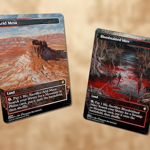 10 Fetch Lands | Proxy Cards - Etsy Australia