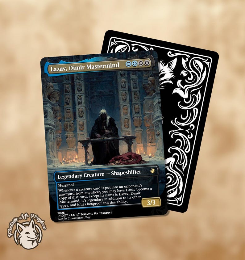 Lazav, Dimir Mastermind | Proxy Card - Etsy