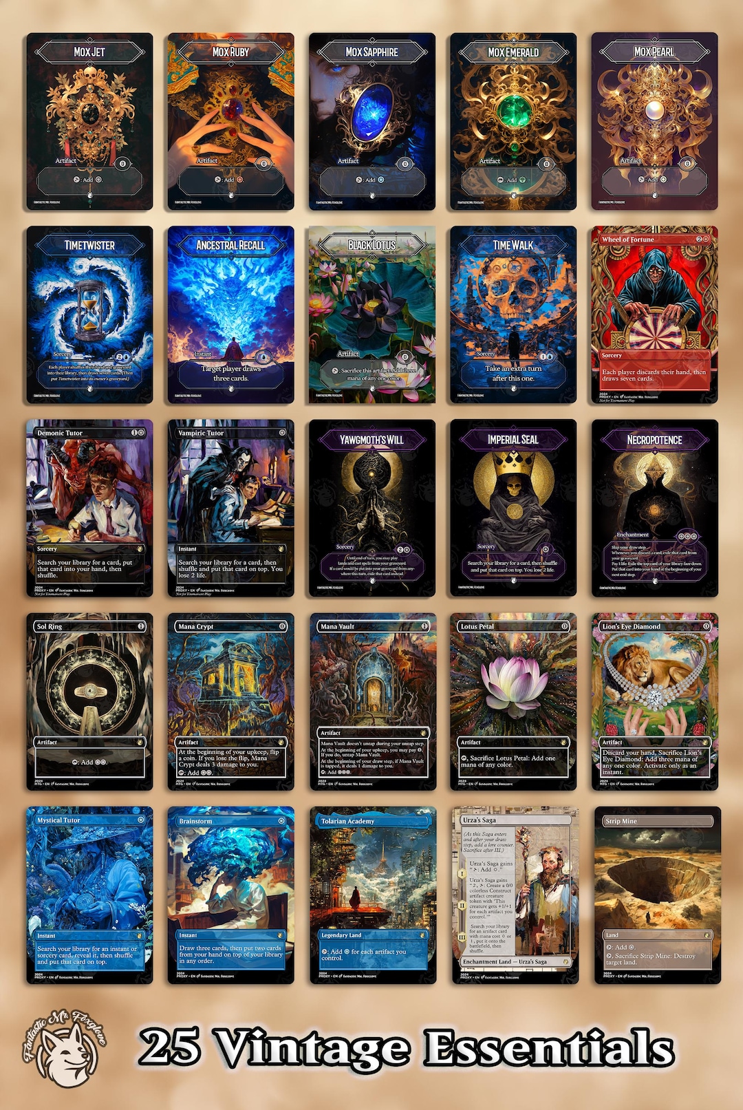 25 Vintage Restricted Powerhouses | Proxy Cards Restricted in Vintage ...