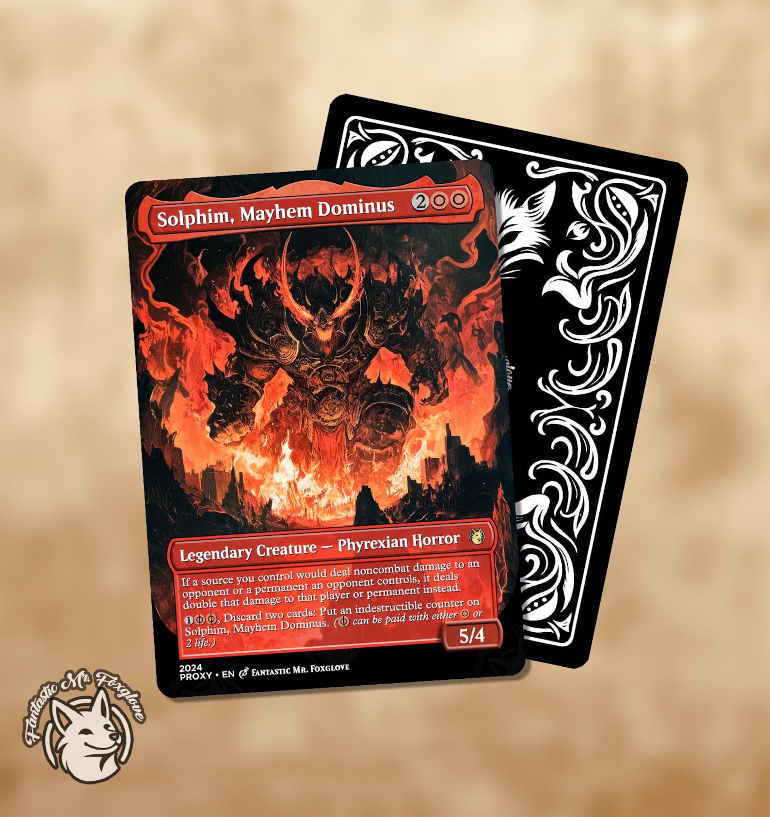 Solphim, Mayhem Dominus | Proxy Card - Etsy