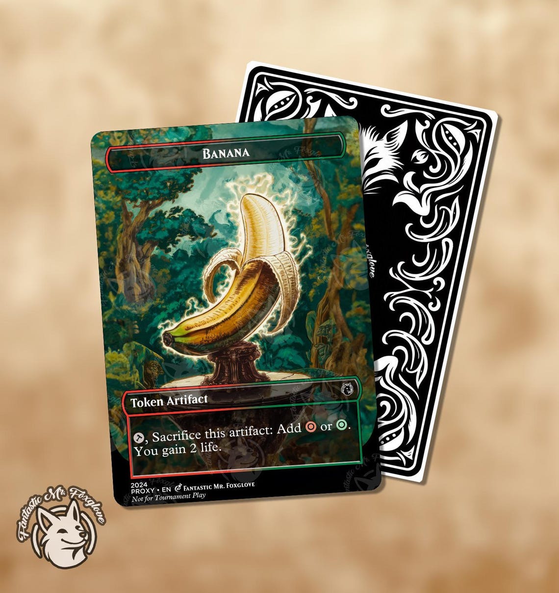 Banana Token | Proxy Card — perfect for Kibo Decks! - Etsy