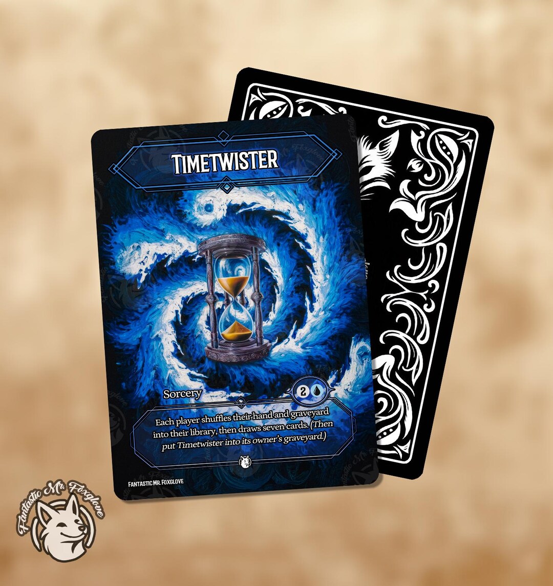 Timetwister | Proxy Card — choose Your Art and Card Frame! - Etsy
