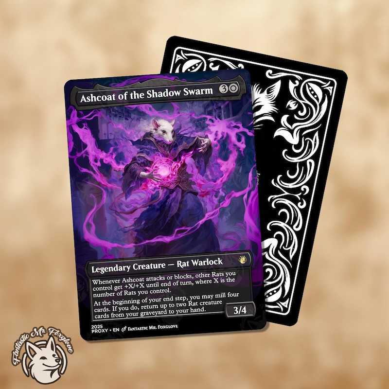 Rat Token Proxy Mtg - Etsy