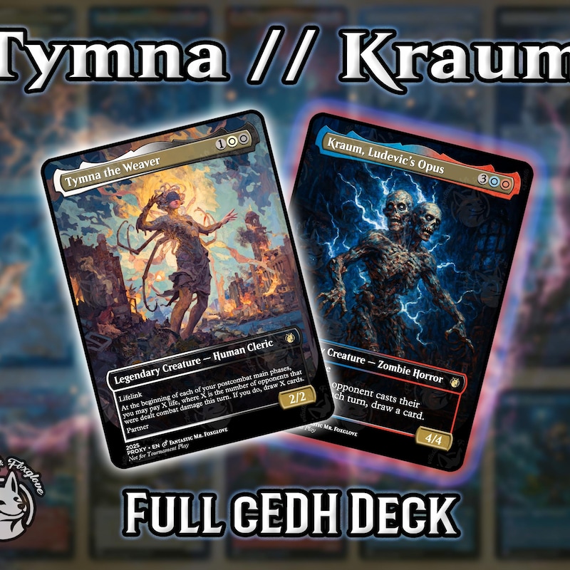 Mtg Tymna Playmat - Etsy