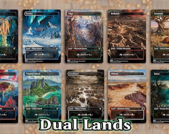 10 DUAL Lifegain Lands MTG Magic the Gathering Cards 1x Each From ...