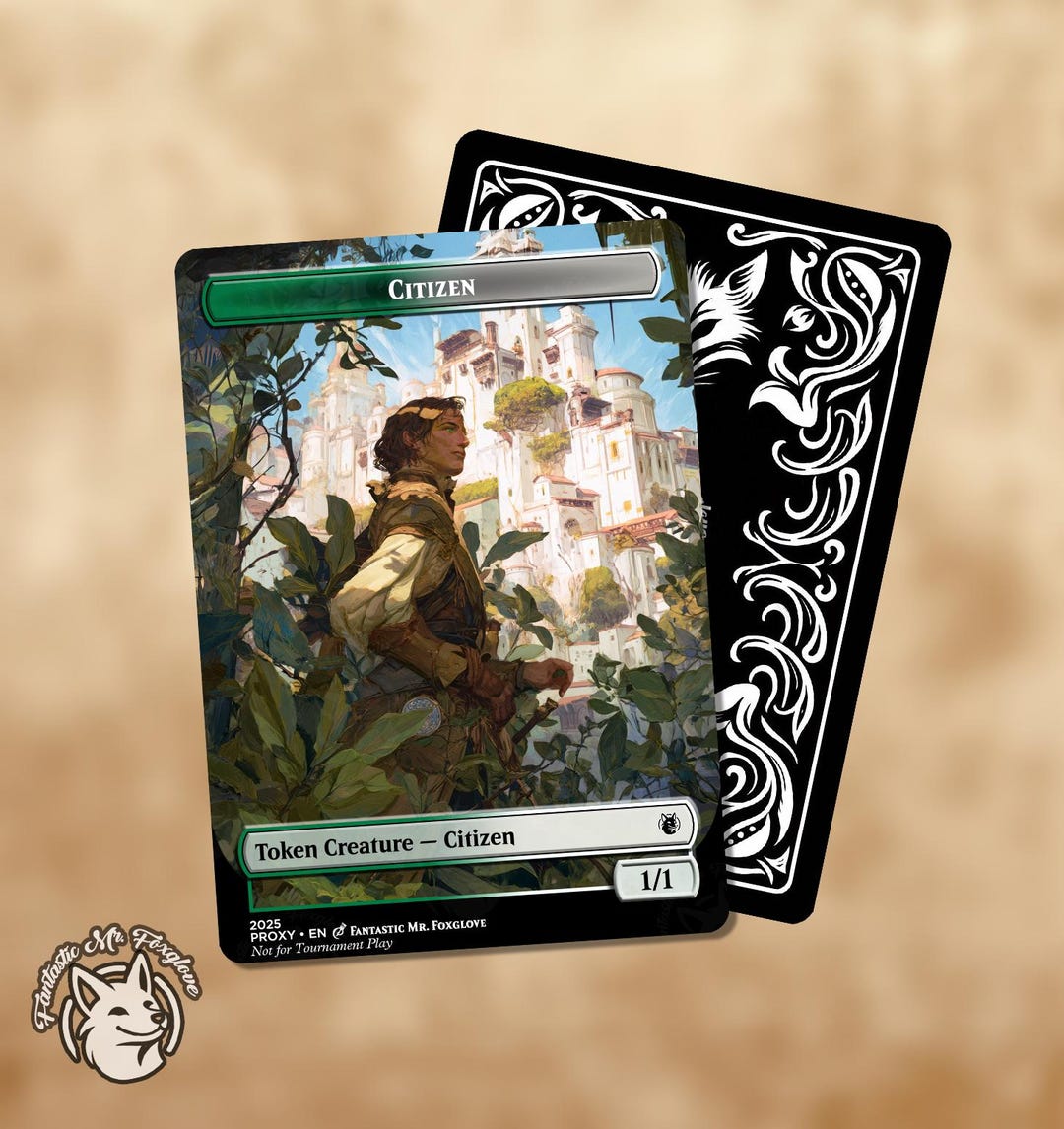 Citizen Token | Proxy Card - Etsy