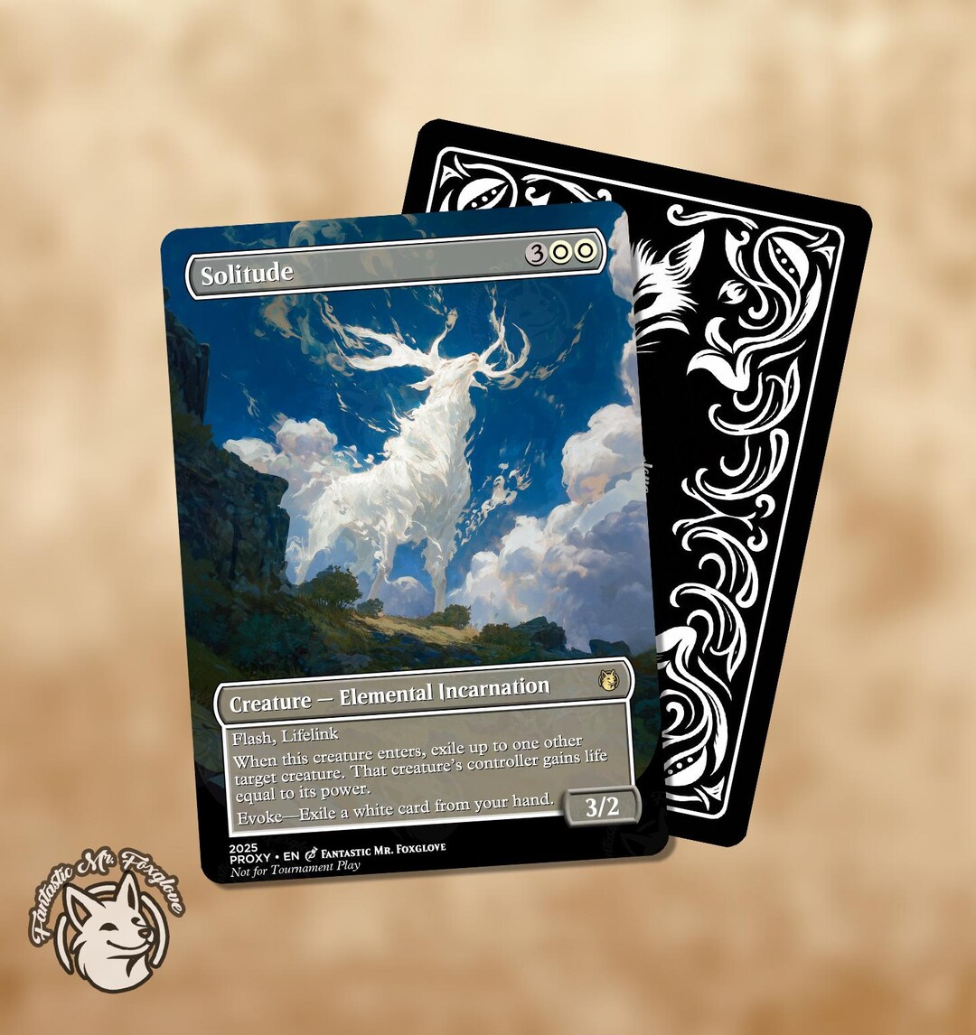 Solitude | Proxy Card - Etsy