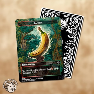 Banana Token | Proxy Card — perfect for Kibo Decks! - Etsy