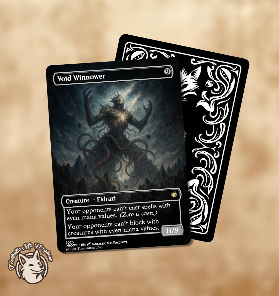 Void Winnower | Proxy Card - Etsy