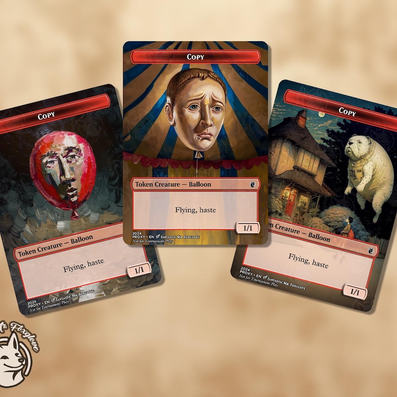 Mtg Proxy Copy Tokens - Etsy