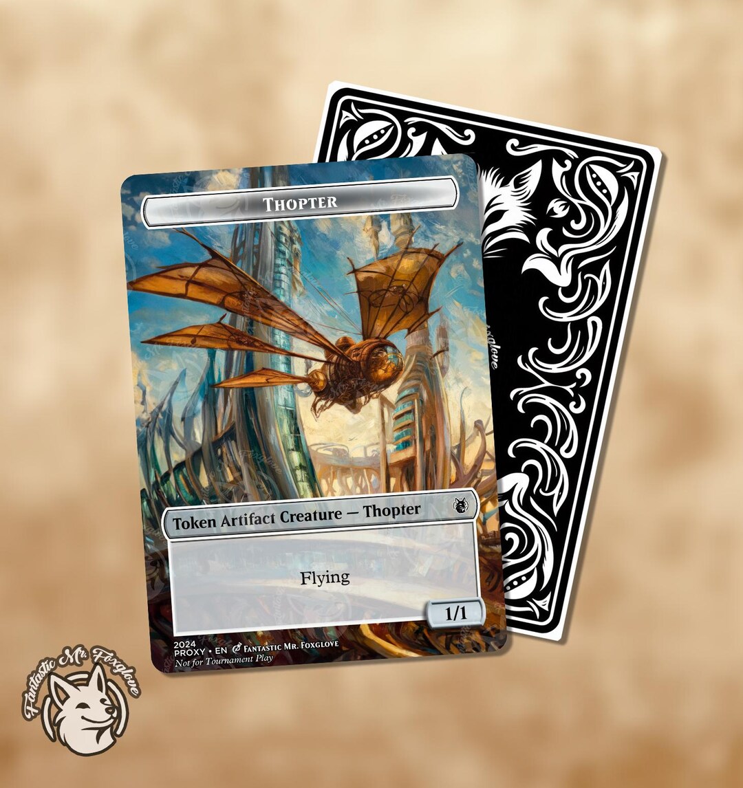 Thopter Token | Proxy Card (choose Your P/T!) — option for Ornithopter ...