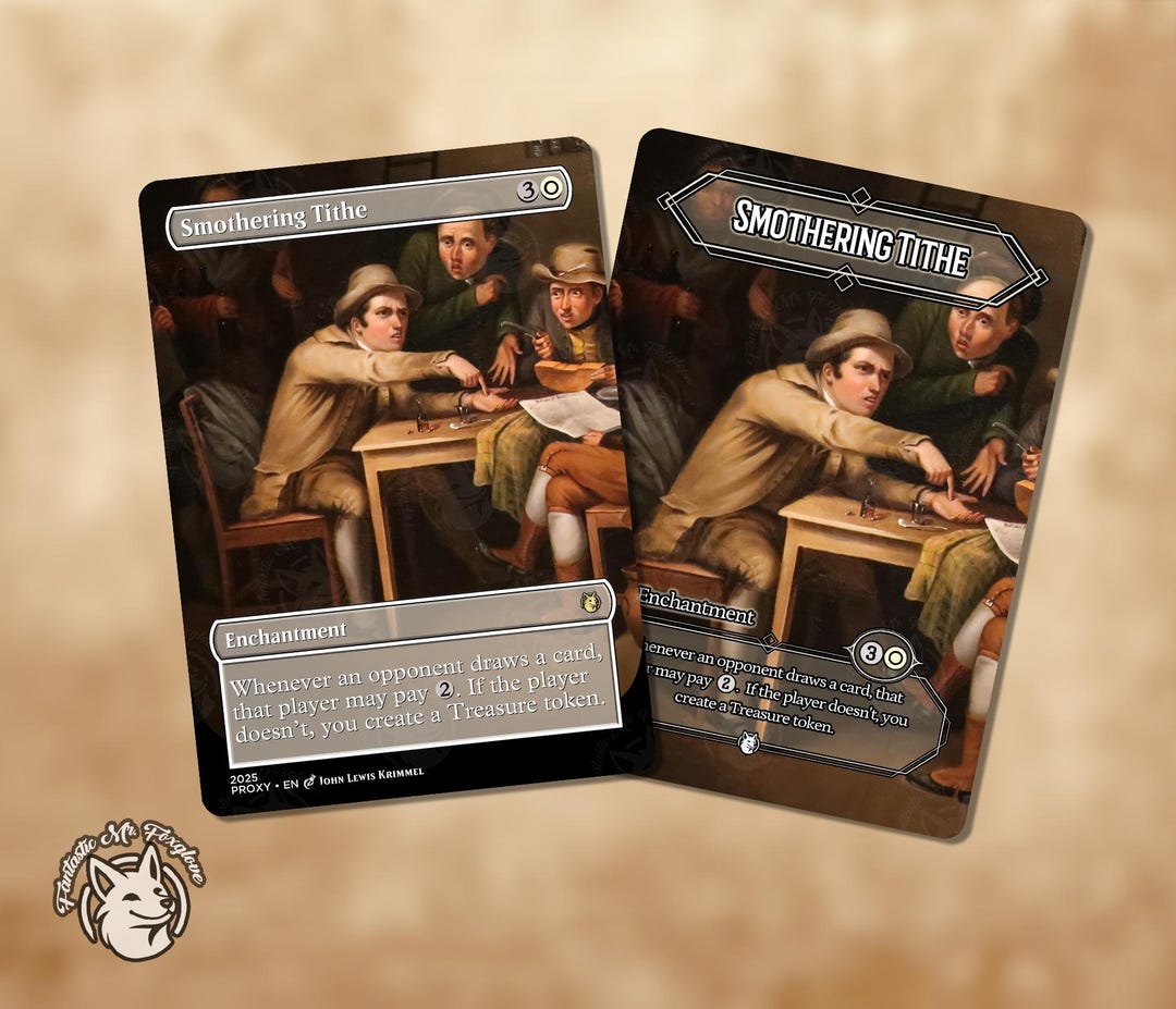 Smothering Tithe | Proxy Card With Meme Art — Art by John Lewis Krimmel ...