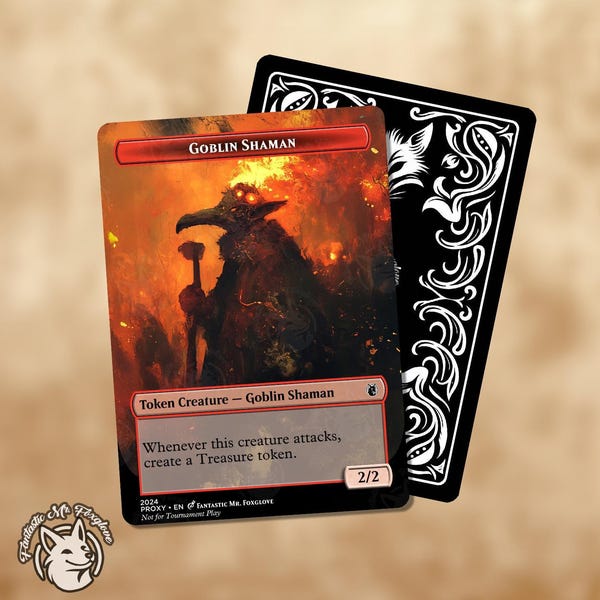 "goblin Shaman" Token - Etsy Hong Kong