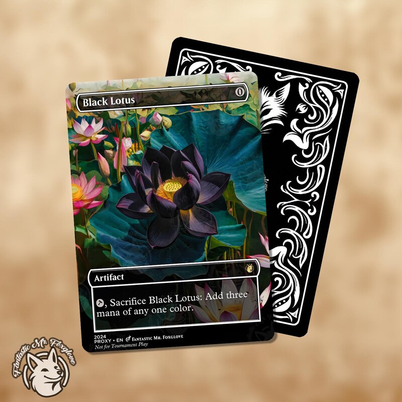 Black Lotus - Etsy
