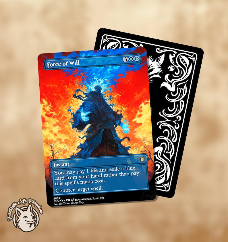 Force of Will and Force of Negation | Proxy Cards - Etsy
