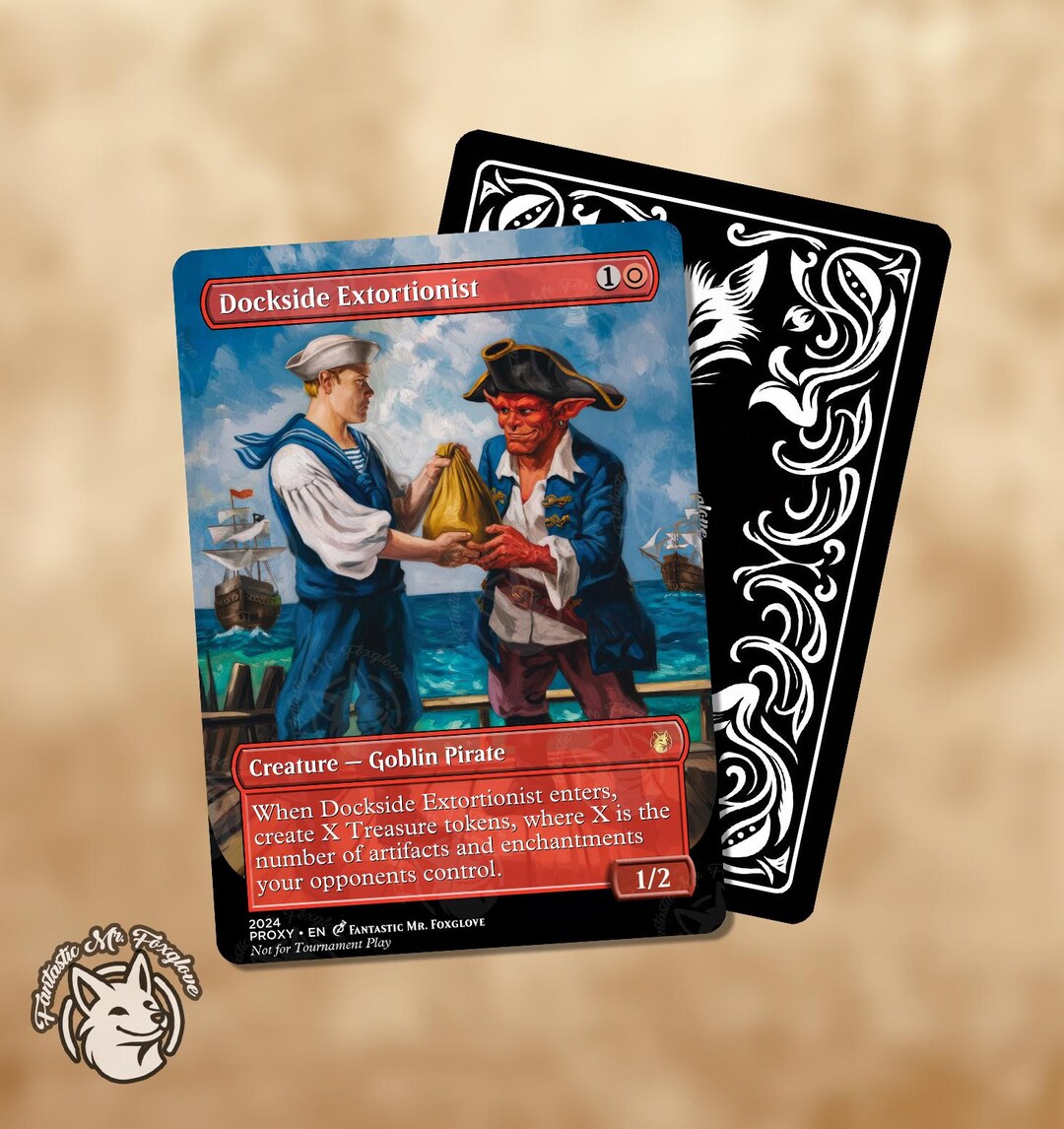 Dockside Extortionist | Proxy Card - Etsy