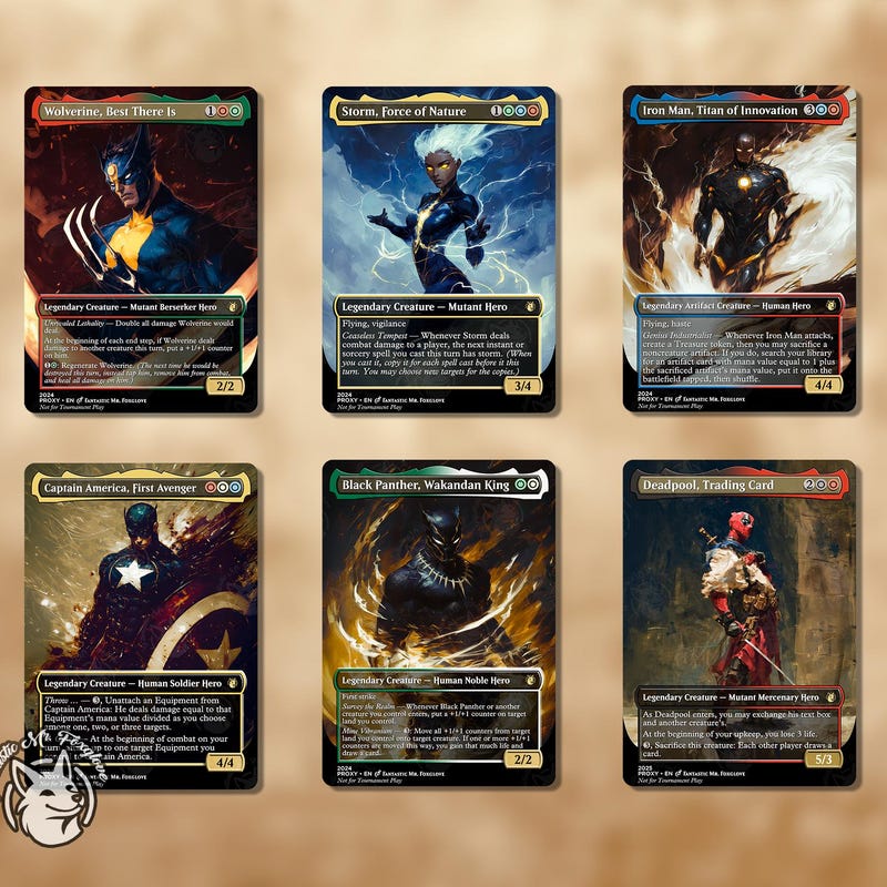 Mtg Wolverine Proxy Deck - Etsy