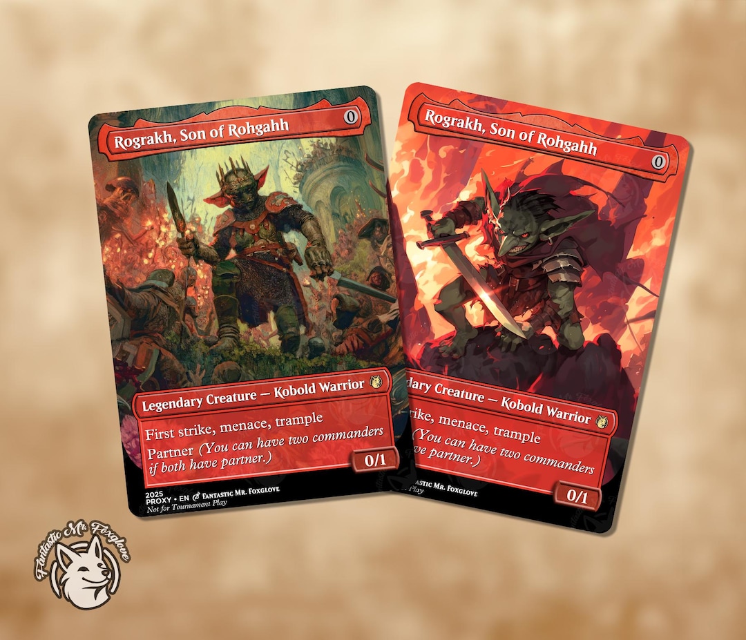 Rograkh, Son of Rohgahh | Proxy Card — Choose Your Art! - Etsy