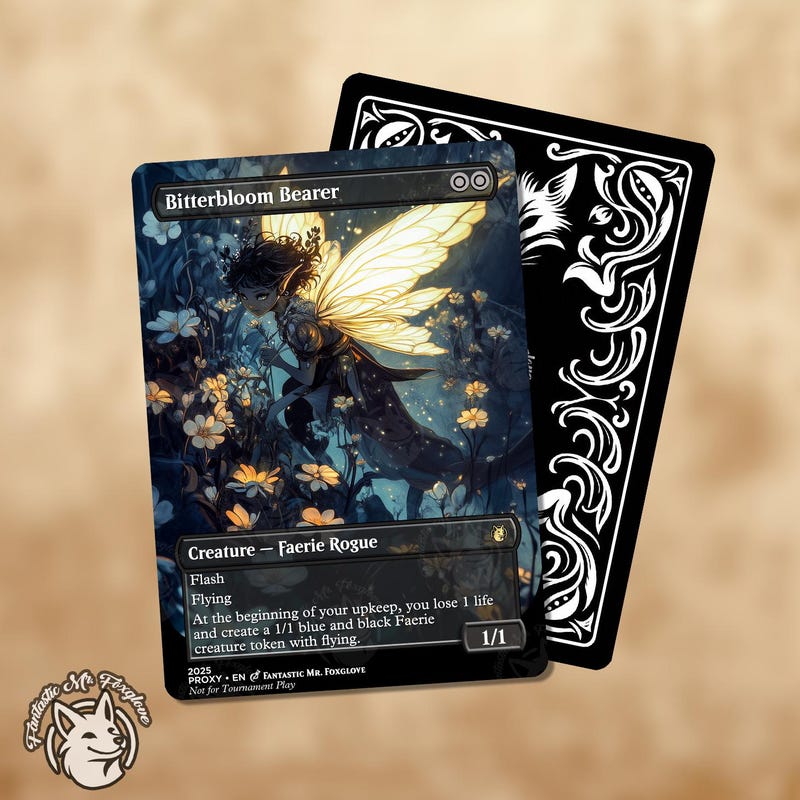 Mtg Bitterbloom Bearer - Etsy