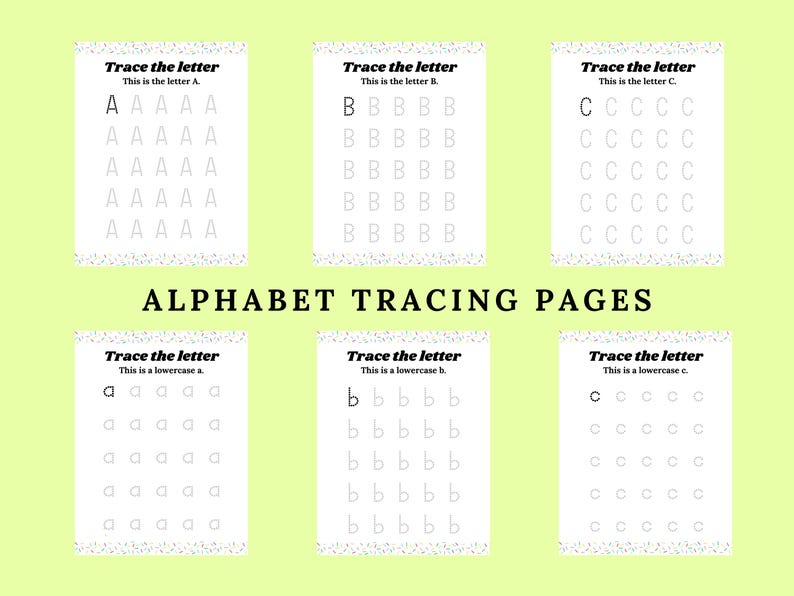 Preschool + Kindergarten Learning Worksheets |follow the Shapes | Trace ...